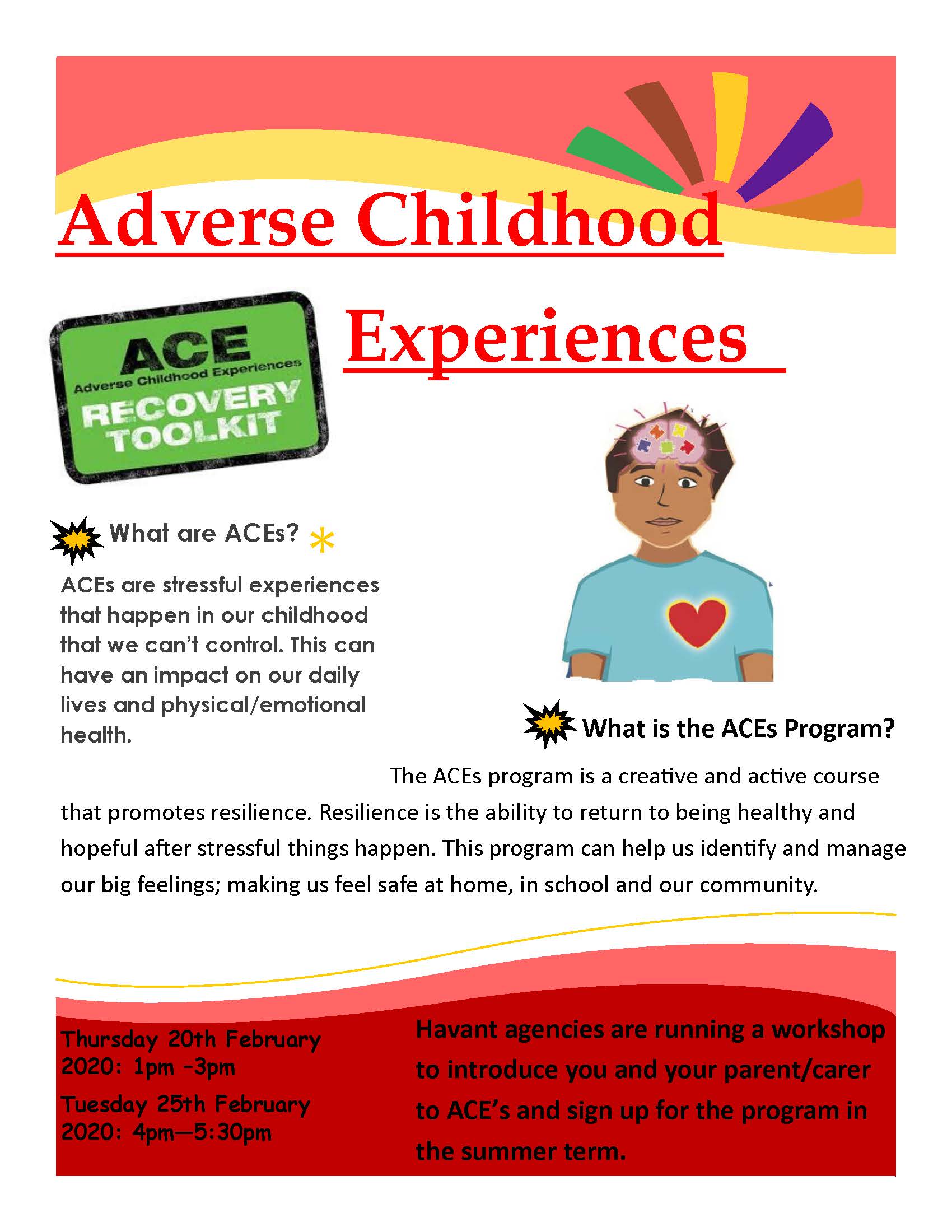 Adverse Childhood Experiences (ACE) - Oaklands Catholic School and ...