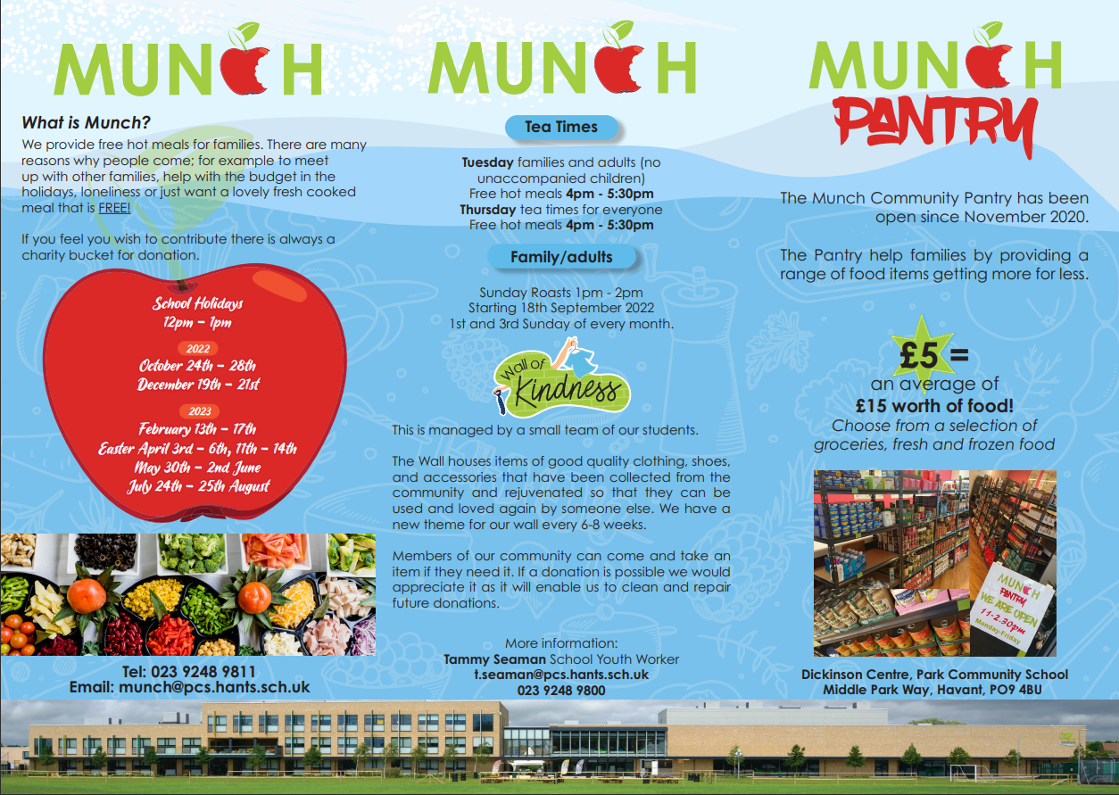 Munch Community Food Program - Oaklands Catholic School and Sixth Form ...